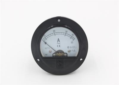 China 62T2 Series Small Round Analog Ac Amp Panel Meters Electronic 90*75mm for sale
