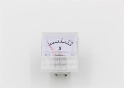 China Square Type Analog Panel Meter Analog Dc Voltmeter Panel Mount Moving Coil for sale