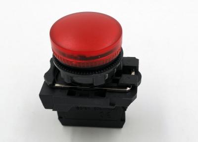 China 22mm XB5 Series Emergency Push Button Switch 24V DC With Red Pilot Light for sale