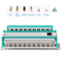 China Rice / Corn / Maize Sorting Machine / Grains Color Sorter 8 - 16T/H for sale