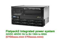 China Eltek Flatpack2 48V 24kW 19 Inch 4U Telecom DC Power System 500A for sale