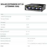 China Solar Extension Kit 3U Rack Flatpack2 Eltek DC Power System CTZ00000.1255 for sale