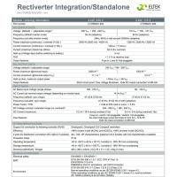 China 1U Integrated / Standalone Telecom Power System 3kVA 1phase 220VDC Eltek Rectiverter for sale