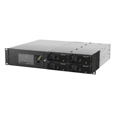 China Eltek Flatpack2 Integrated 19 Inch 2U Telecom Rectifier System 48VDC 300A 500A for sale