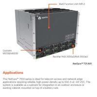 China Vertiv Netsure 731 A91 Embedded DC 48V Telecom Power System 380VAC 3kW-31.5kW for sale