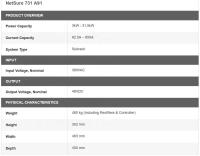 China Vertiv Netsure 731 A91 Embedded DC 48V Telecom Power System 380VAC 3kW-31.5kW for sale
