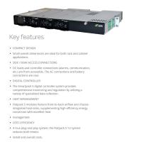 China 5.4kw Eltek Compack Flatpack S 1U Intrepid +3R Rectifier Embedded DC Power System with 3 rectifiers Flatpack S 48/1800 H for sale