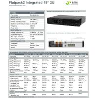 China Eltek Flatpack2 Integrated 19inch 2U DC Power Supply System 48V 300A for sale
