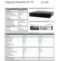 China Eltek Flatpack2 Integrated 19inch 2U DC Power Supply System 48V 300A for sale