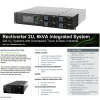 China Eltek Telecom Power Solutions 220VDC Rectiverter Integrated 2U 6kVA 1ph System for sale