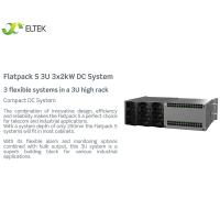 China Eltek Flatpack S 24V 6kW 3U Rack Rectifier DC Power Supply System 230VAC 250A for sale