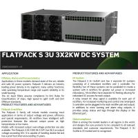 China Eltek Flatpack S 24V 6kW 3U Rack Rectifier DC Power Supply System 230VAC 250A for sale