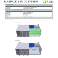 China Eltek Flatpack S 24V 6kW 3U Rack Rectifier DC Power Supply System 230VAC 250A for sale