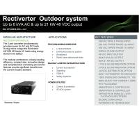 China Eltek Rectiverter Outdoor System 6kVA AC 12.8-21kW DC for Telecom Railway Metro Power Utilities for sale