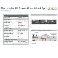 China Eltek Rectiverter 2U Power Core 6kVA 1ph 4.8kW AC DC with Smartpack R Controller for sale