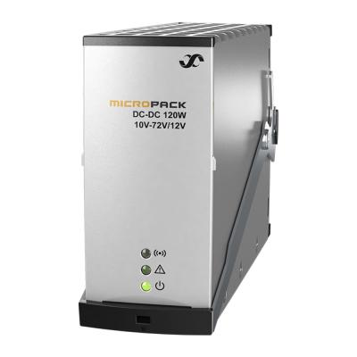 China Eltek Micropack DC DC 120W 10-72V 12V Converter 11.5A DIN Rail Telecom Railway for sale