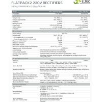 China Eltek Flatpack2 220V 10A HE Rectifier Module 241119.815 for Data Center Marine Offshore Power for sale