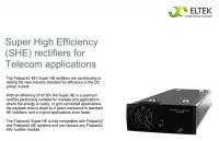 China Eltek Flatpack2 48/3000 SHE 241119.106 48V 3000W Rectifier Module for sale