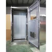 China OEM Stainless Steel SS316 Telecom Battery Cabinet with Air Conditioner Cooling IP55 for sale