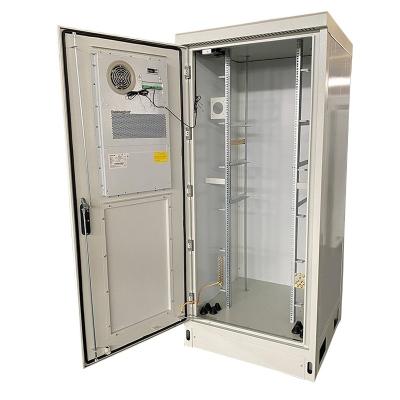 China Custom IP65 IP56 Outdoor Solar Battery Cabinet Telecom Enclosure Two Doors for sale