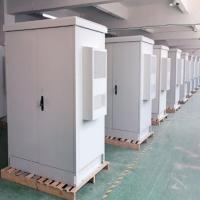 China IP66 IP65 Steel Outdoor Telecom Equipment Cabinet Weather Resistant 19 Inch for sale