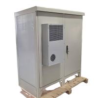 China Two Door Power Distribution Enclosure IP55 Telecom Street Cabinet Outdoor 1850x1500x750mm for sale