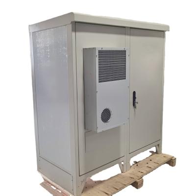 China Two Door Power Distribution Enclosure IP55 Telecom Street Cabinet Outdoor 1850x1500x750mm for sale