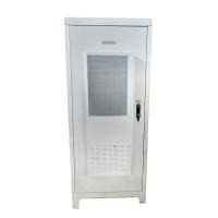 China Dustproof Outdoor Telecom Cabinet Floor Standing 8U to 42U IP55 IP65 Waterproof Enclosure for sale