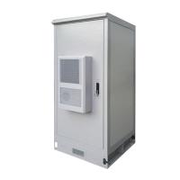 China Dustproof Outdoor Telecom Cabinet Floor Standing 8U to 42U IP55 IP65 Waterproof Enclosure for sale