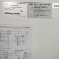 China Original ZTE 600A 48v Network Server Rack Cabinet Indoor Network Cabinet for sale