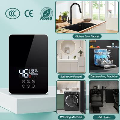 China Global Portable Tankless Hot Water Heater 220V Hotel Water Heater 6000W for sale