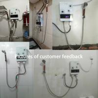 China Instant Tankless Electric Boiler Water Heater Wall Mounted 6000W for sale