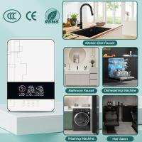 China Hotel Electric Mini Tankless Shower Water Heater 7000W Wall Mounted for sale