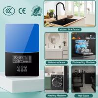 China 220V Portable Geyser Water Heater Endless 7kw Tankless Water Heater for sale
