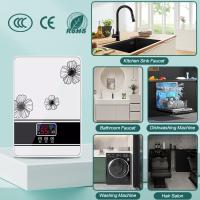 China Electric 110V Water Heater Wall Mounted Square Hot Water Heater 4200W for sale