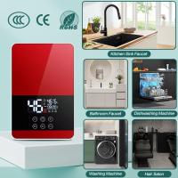 China 220 Volt Electric Bathroom Geyser Instantaneous Portable Hot Water Shower for sale