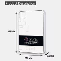 China 7000W Bathroom Instant Hot Water Heater For Shower Wall Mounted for sale