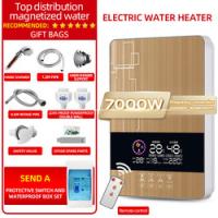 China 7000W Bathroom Instant Hot Water Heater For Shower Wall Mounted for sale