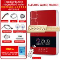 China 7000W Bathroom Instant Hot Water Heater For Shower Wall Mounted for sale