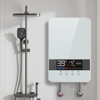 China Instant Electric Tankless Hot Water Heater 8000W / 8500W Inductive Water Heater for sale
