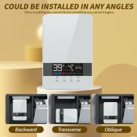 China Instant Electric Tankless Hot Water Heater 8000W / 8500W Inductive Water Heater for sale