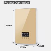 China 220V Electric Home Water Heaters 8KW Tankless Shower Water Heater for sale