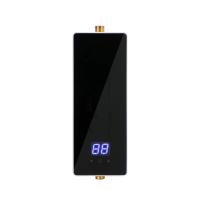 China 3500W High-end Black Mini Kitchen Electric Hot Small Water Heater for sale
