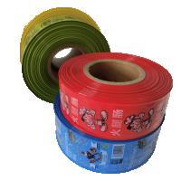 China Custom OEM Logo Printed High Shrinkage Colorful Food Grade Artificial Sausage Casings in Different Sizes for sale