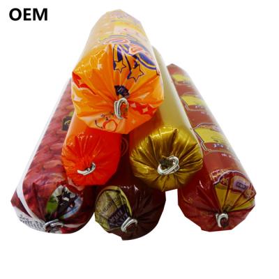 China Co-extrusion PA/PE Sausage Casings 30-80um High Oxygen Barrier Custom Flexography Printing for sale