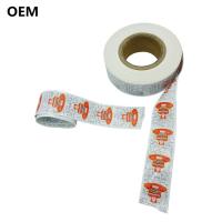 China White Colour Flexography Printed Plastic Sausage Casings For Sausages for sale