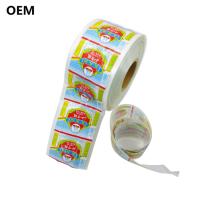 China White Colour Flexography Printed Plastic Sausage Casings For Sausages for sale