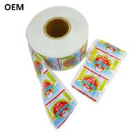 China White Colour Flexography Printed Plastic Sausage Casings For Sausages for sale