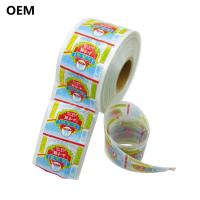 China White Colour Flexography Printed Plastic Sausage Casings For Sausages for sale