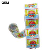 China White Colour Flexography Printed Plastic Sausage Casings For Sausages for sale